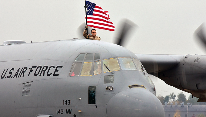 Home of the 143rd Airlift WIng